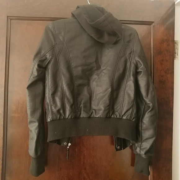 Hem & Thread | Jackets & Coats | Hem And Thread Vegan Leather Jacket ...